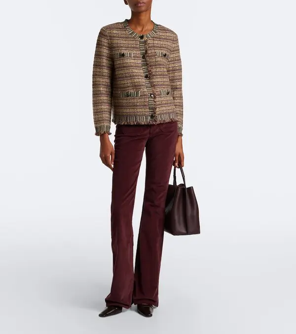Veronica Beard Sariyah Cropped Tweed Jacket