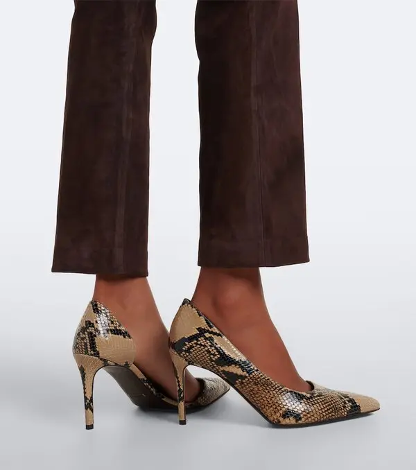 JOSEPH Coleman Suede Slim Pants