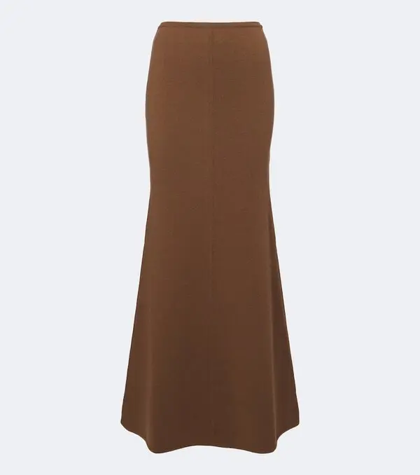 Max Mara Wool And Cashmere Maxi Skirt
