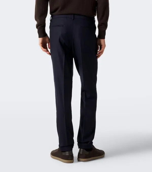 Thom Sweeney Wool-blend Chinos