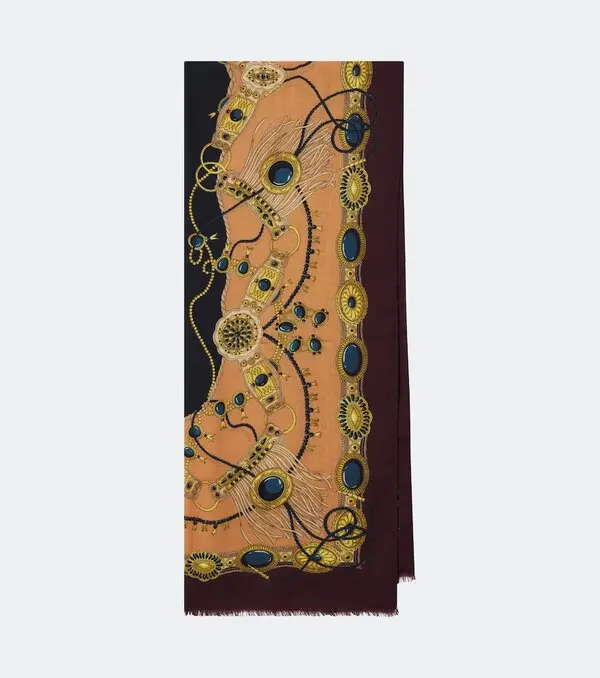 Etro Jacquard Wool Scarf - Multicoloured