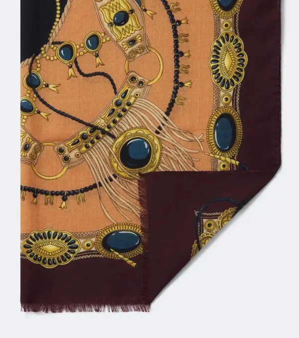 Etro Jacquard Wool Scarf