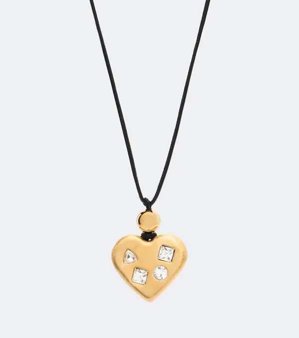 Jacquemus Coeur Embellished Pendant Necklace