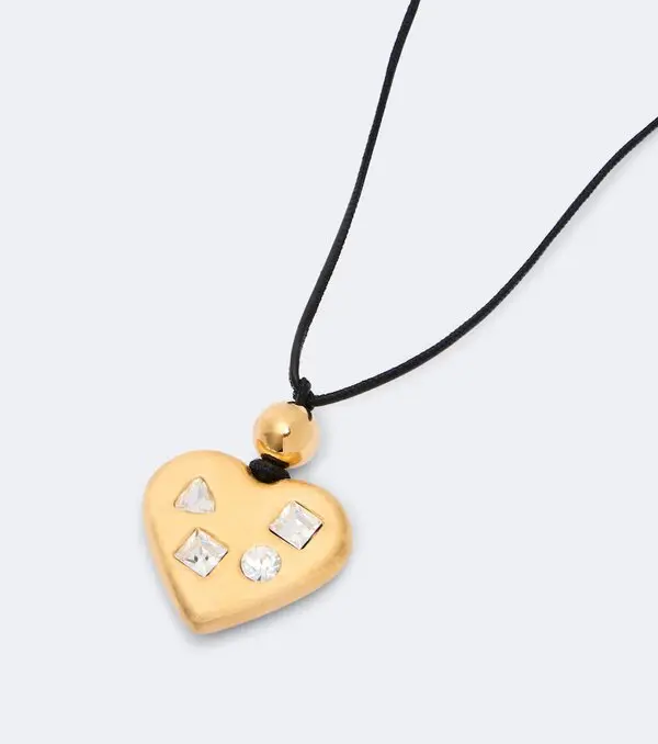 Jacquemus Coeur Embellished Pendant Necklace