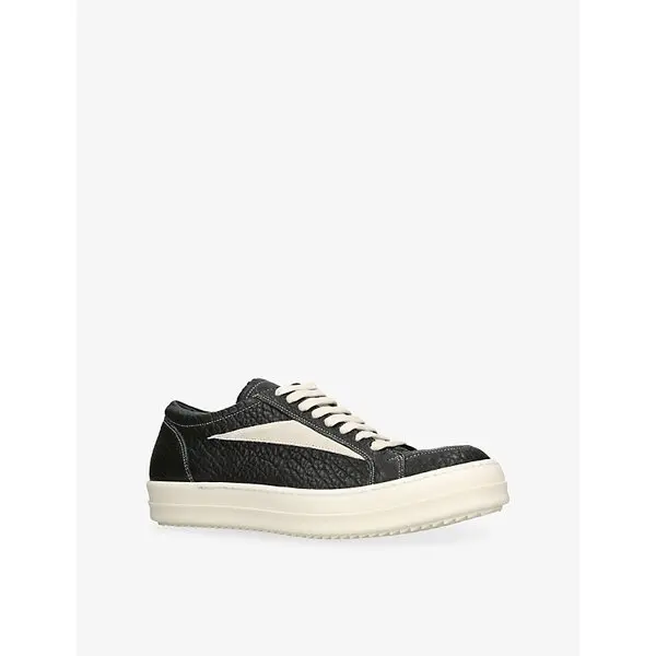 Rick Owens Bubble Vintage Low Leather Trainers