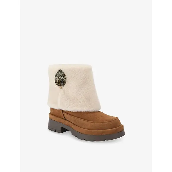Kurt Geiger Aspen Cozy Suede Ankle Boots