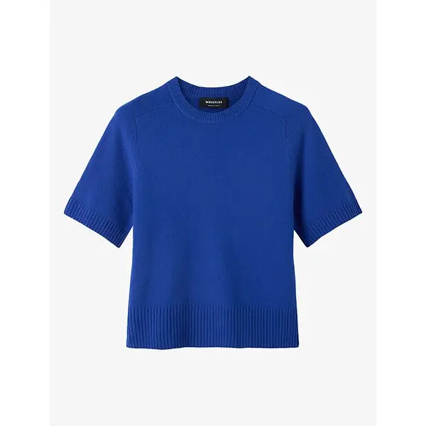 Whistles Regular-fit Wool Knit T-shirt