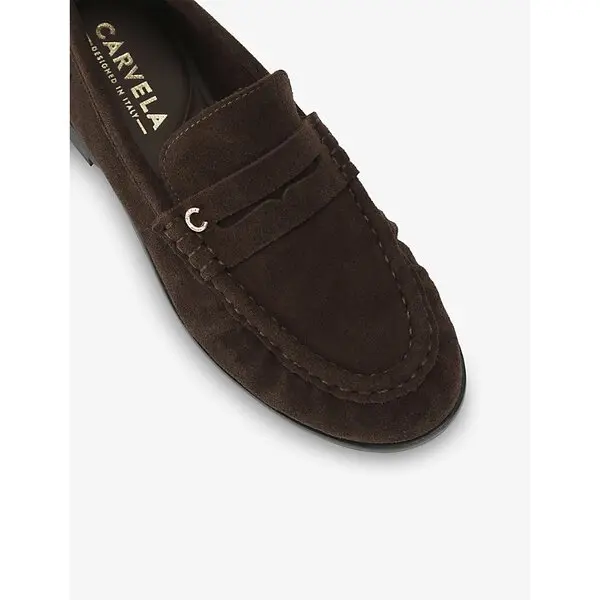 Carvela Barletta Suede Leather Loafers