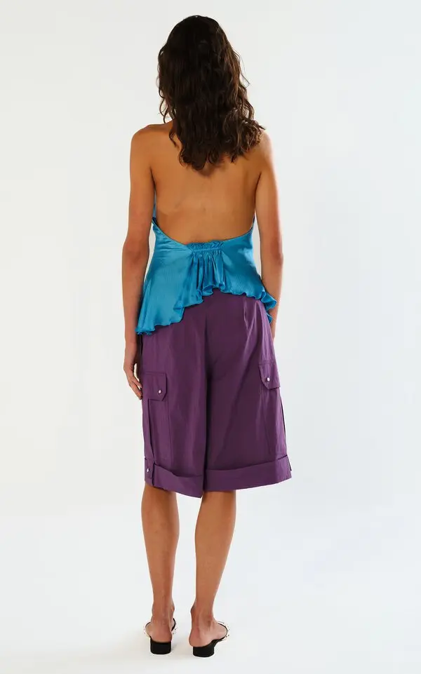 SIEDRES Tess Draped Halter Top