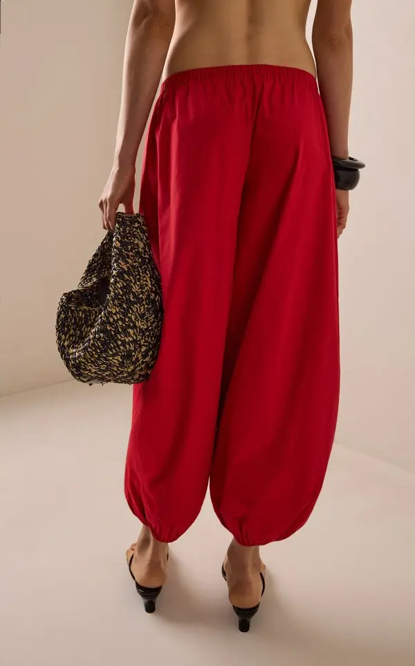 Posse Exclusive Beau Cotton Barel-leg Pants