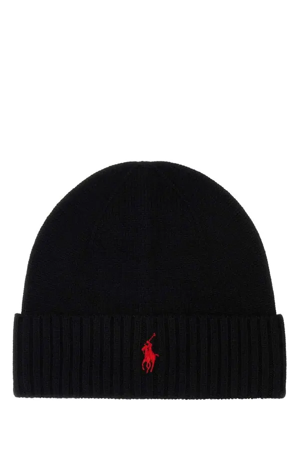 Polo Ralph Lauren Ribbed Wool Beanie Hat For
