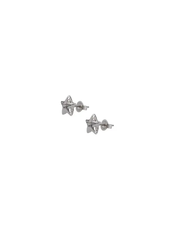 Marc Jacobs Light & Natural Jewelry Cubic Zirconia Stud Earrings - Silver