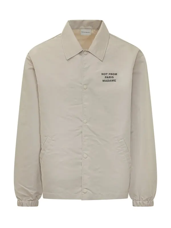 Drole De Monsieur Lightweight Jacket With Unique Print