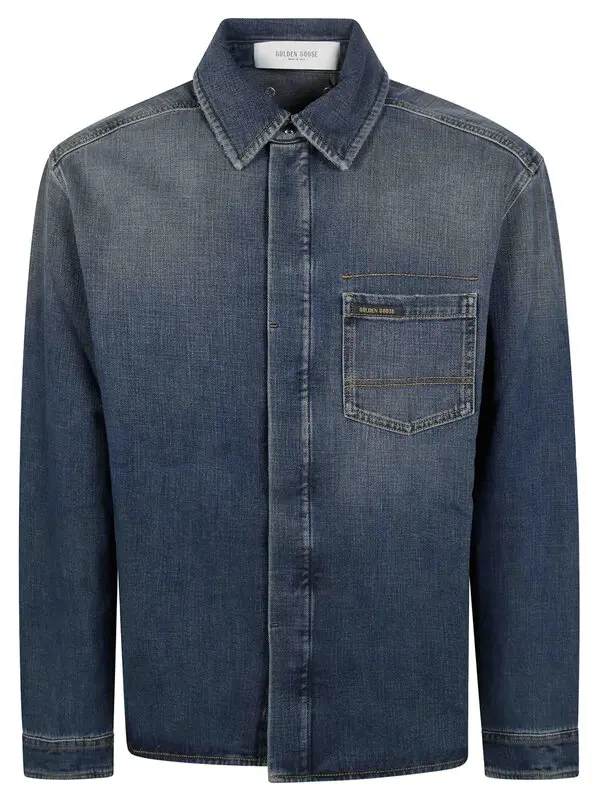 GOLDEN GOOSE Cotton Denim Shirt