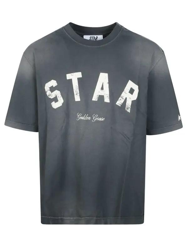 GOLDEN GOOSE 100% Cotton Crewneck T-shirt