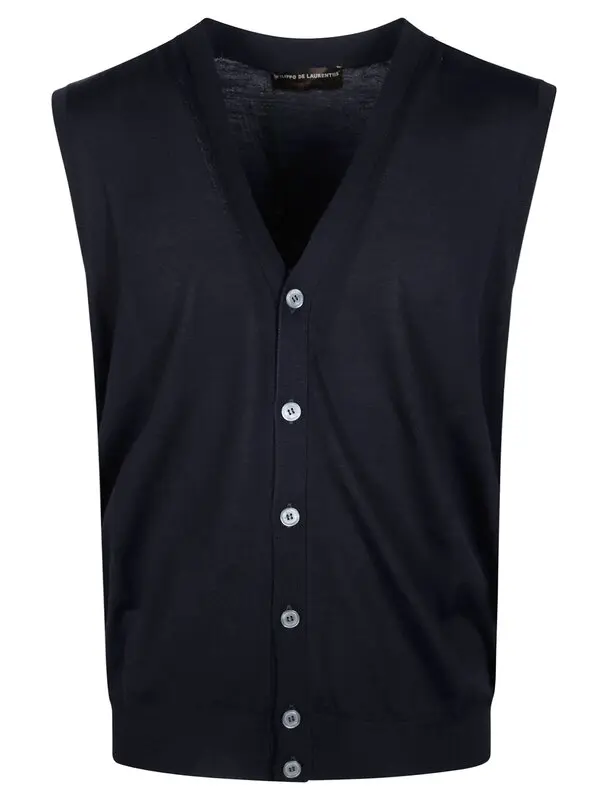 FILIPPO DE LAURENTIIS Memoris Button-front Gilet Vest