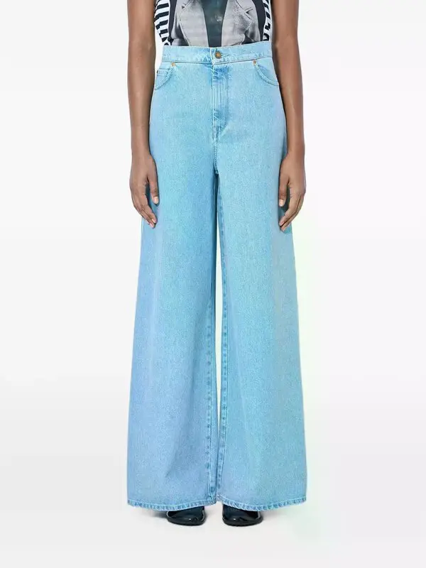 Max Mara High-rise Wide-leg Jeans