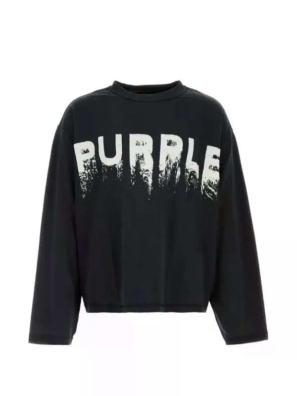 PURPLE BRAND Fallout Logo-print T-shirt
