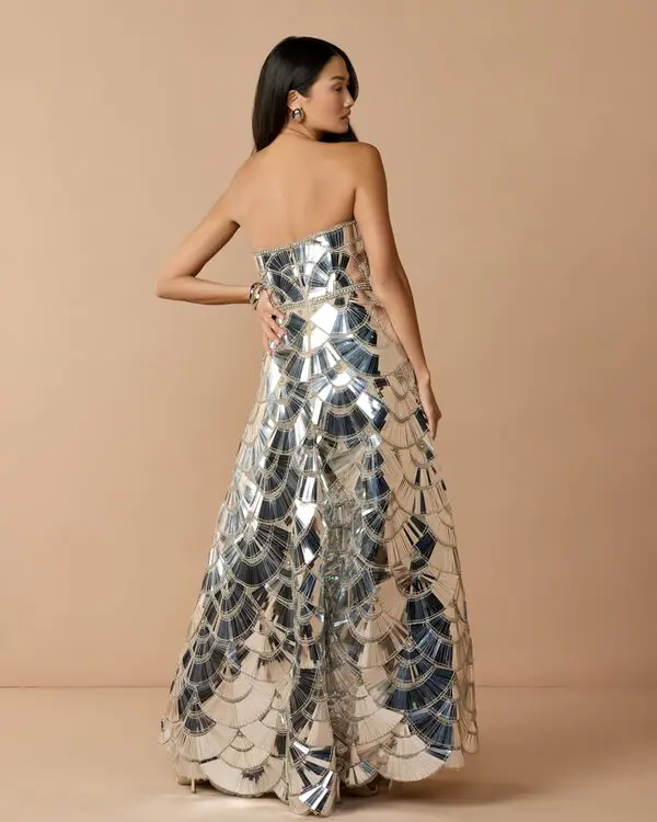 MAC DUGGAL COLLECTION Hand Embellished Strapless Ball Gown