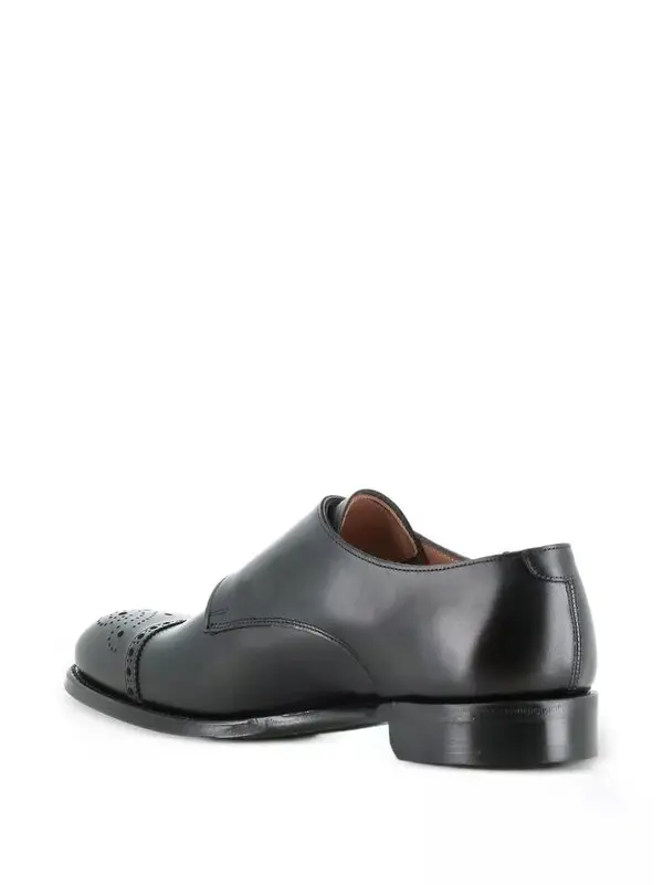 CHEANEY Brogue Double-strap Monk Shoes