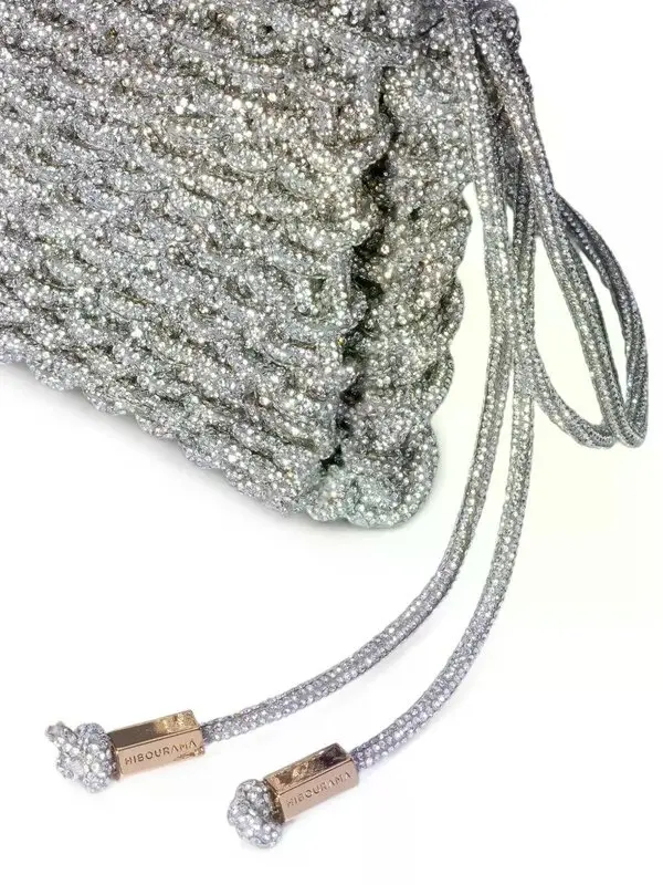HIBOURAMA Aurora Crystal-embellished Clutch Bag