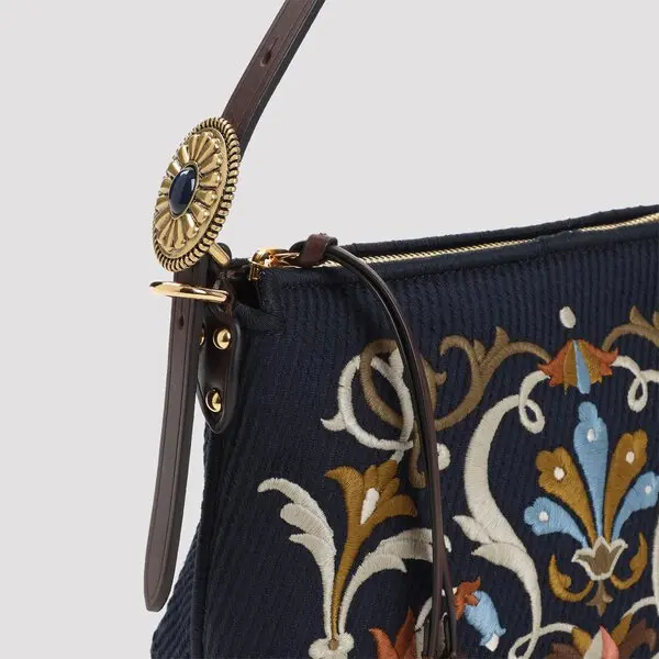 Etro Canvas Hobo S Shouldel Bag