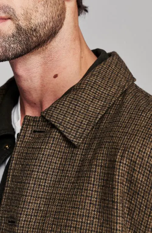 Billy Reid Bennet Houndstooth Overcoat