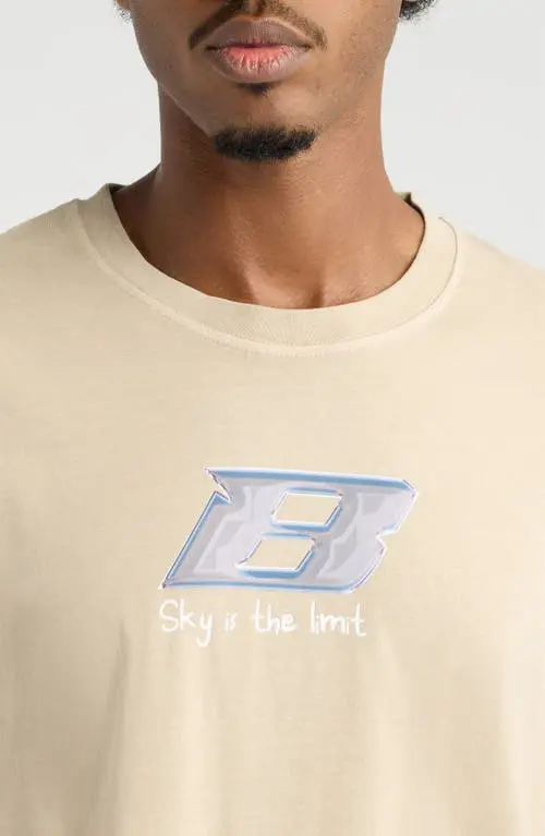 BLUE SKY INN Disco Palm Logo Cotton Graphic T-shirt