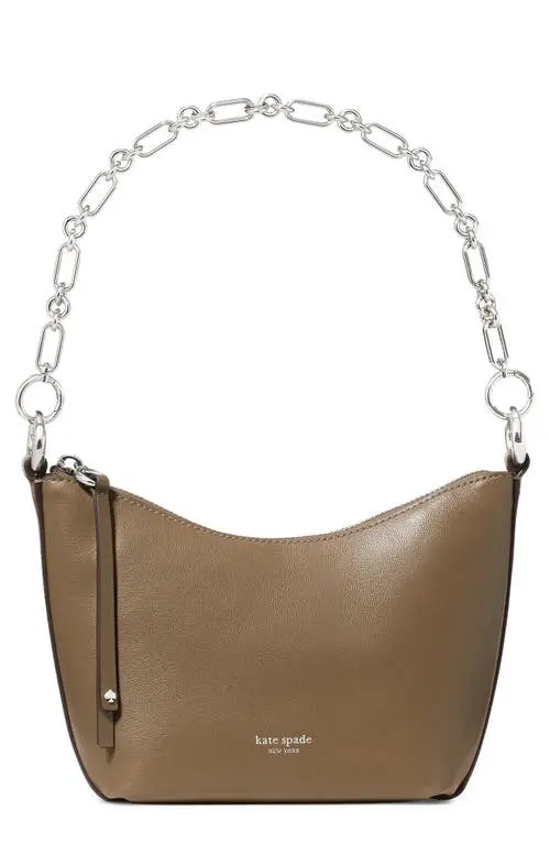 Kate Spade New York Mini Halo Smooth Leather Chain Shoulder Bag - Driftwood