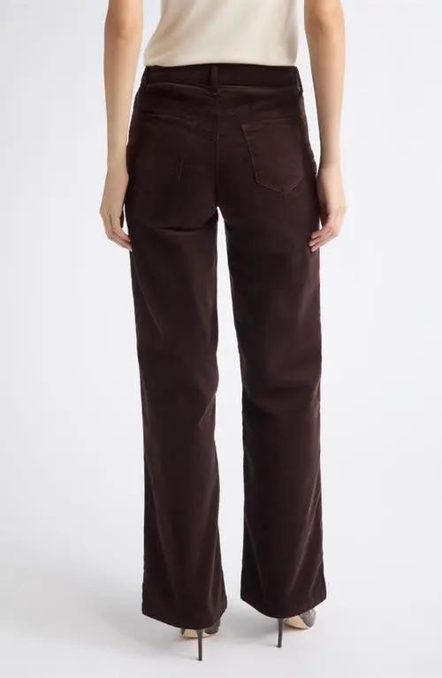 L'Agence Scottie Wide Leg Velvet Pants
