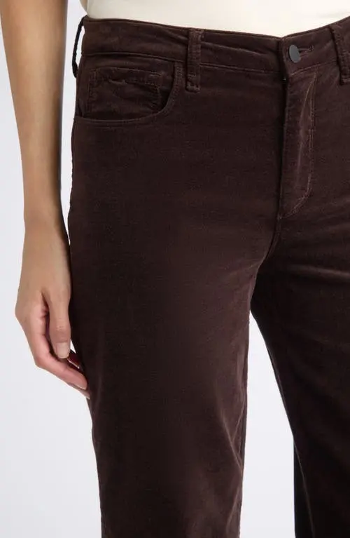 L'Agence Scottie Wide Leg Velvet Pants