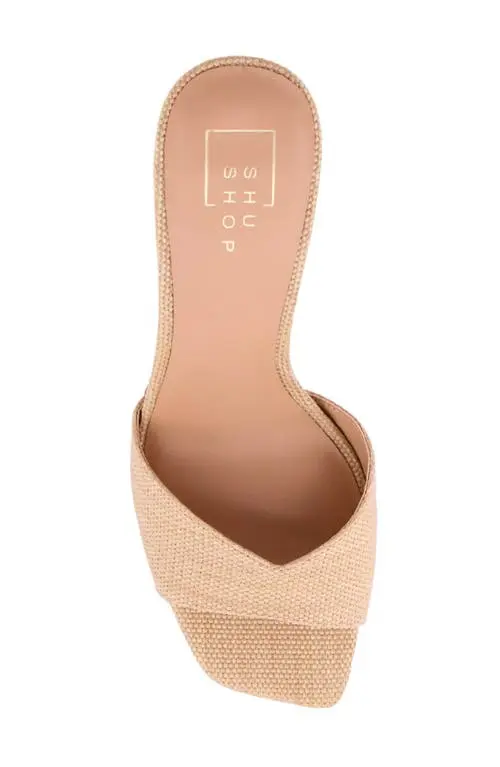 SHU SHOP Holiday Slide Sandal - Raffia