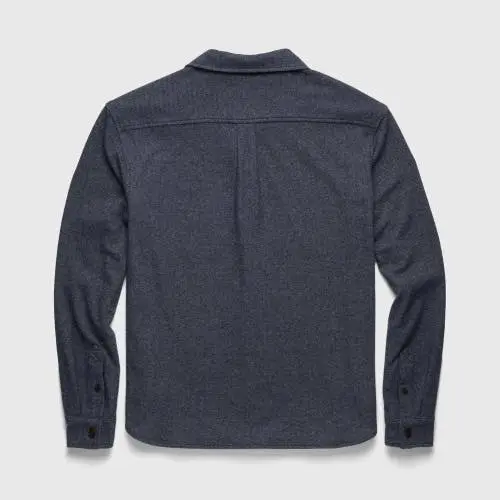 SURFSIDE SUPPLY CO. Louis Soft Herringbone Overshirt - Navy