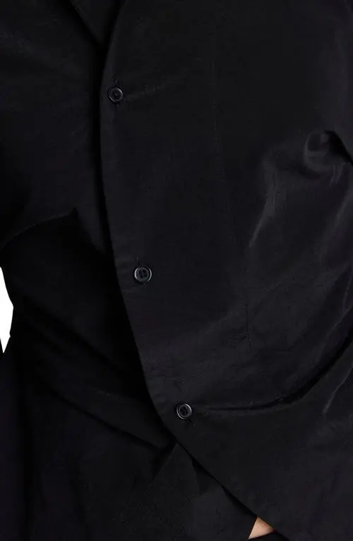 KENNETH COLE Asymmetrical Button Down Shirt