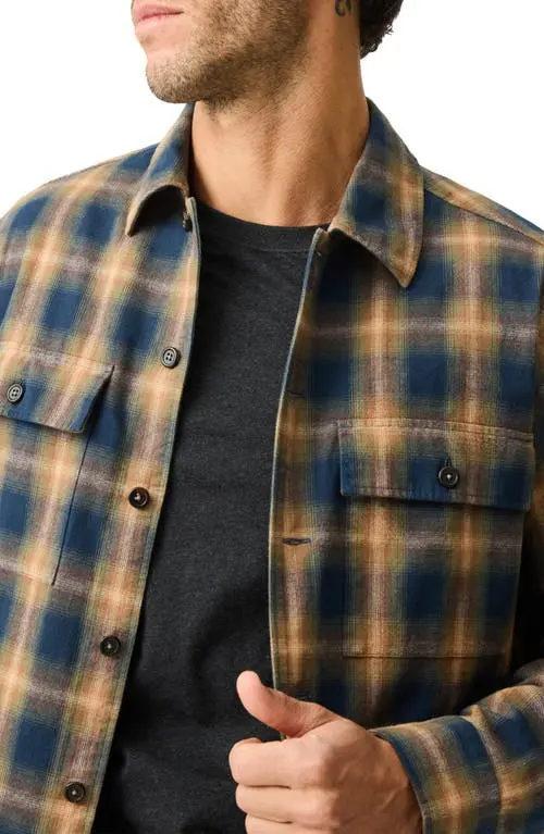 Rodd & Gunn Pinehaven Plaid Organic Cotton Overshirt
