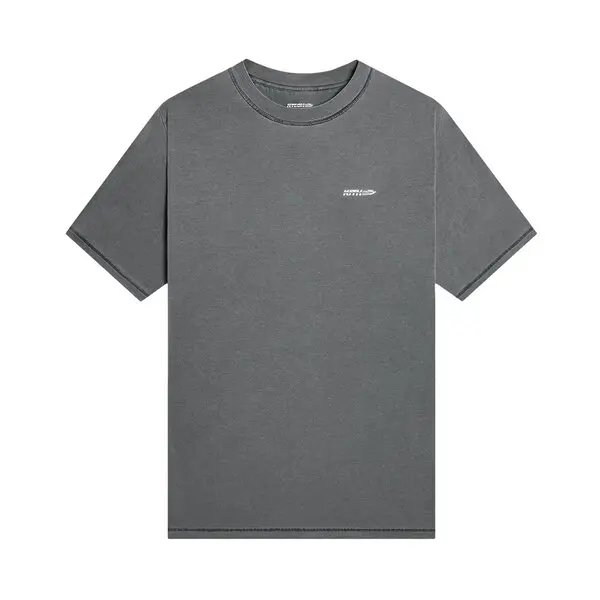 Kith Garment-dyed Heathrow Tee 'shadow - Grey