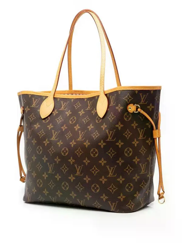 LOUIS VUITTON 2015 Monogram Neverfull Mm Tote Bag - Brown
