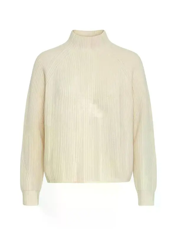 Max Mara Nettare Ribbed-knit Sweater - Neutrals