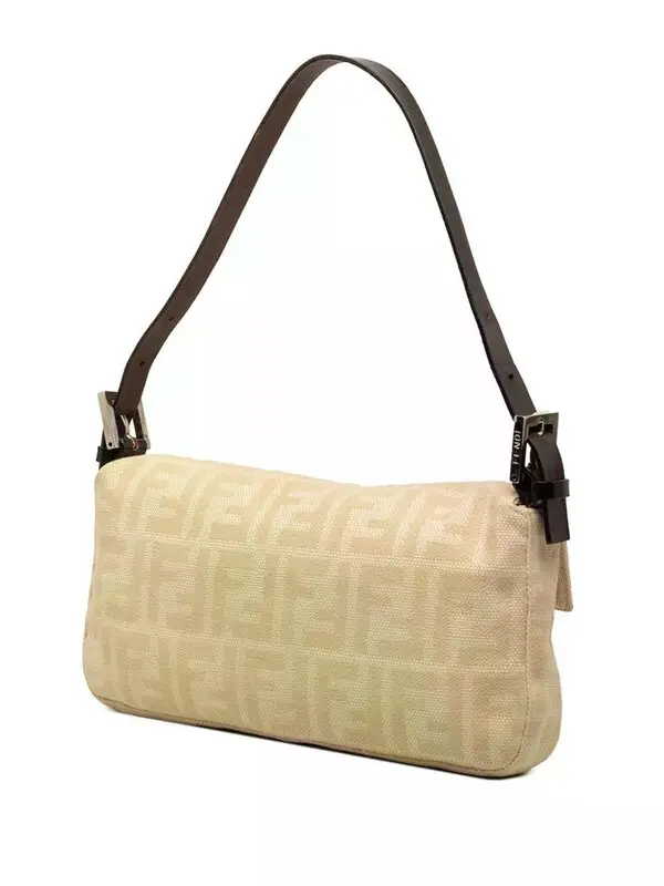 Fendi 20th Century Zucca Canvas Baguette Shoulder Bag