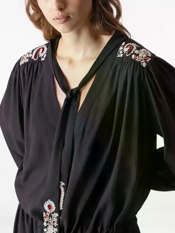 FORTELA Alana Embroidered Midi Dress