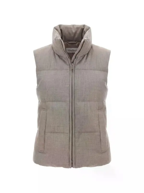 Max Mara Milord Padded Gilet - Grey