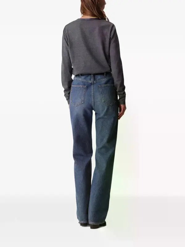 FORTELA Coralie Silk-edged T-shirt - Grey