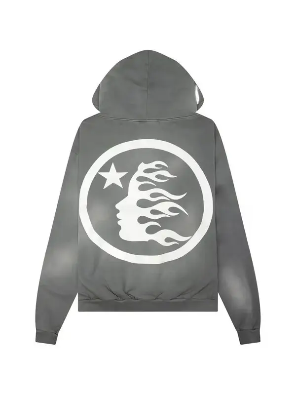 HELLSTAR Logo-print Zip-up Hoodie