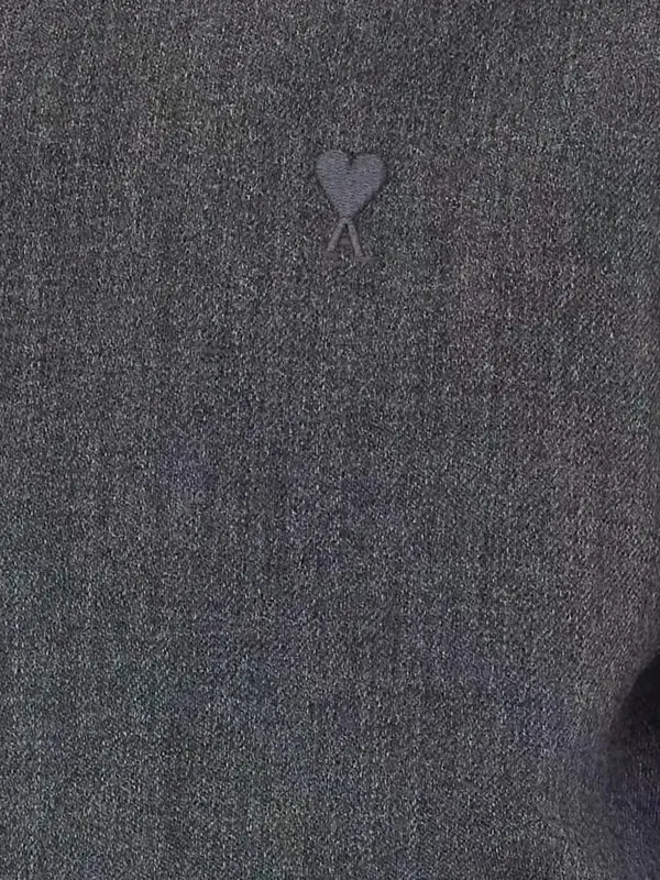 AMI Paris Wool-padded Jacket With De Coeur