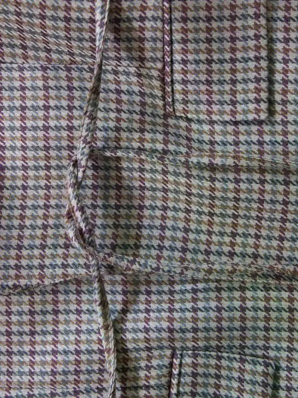 ANNA MARIA PALETTI Houndstooth-pattern Belted Jacket