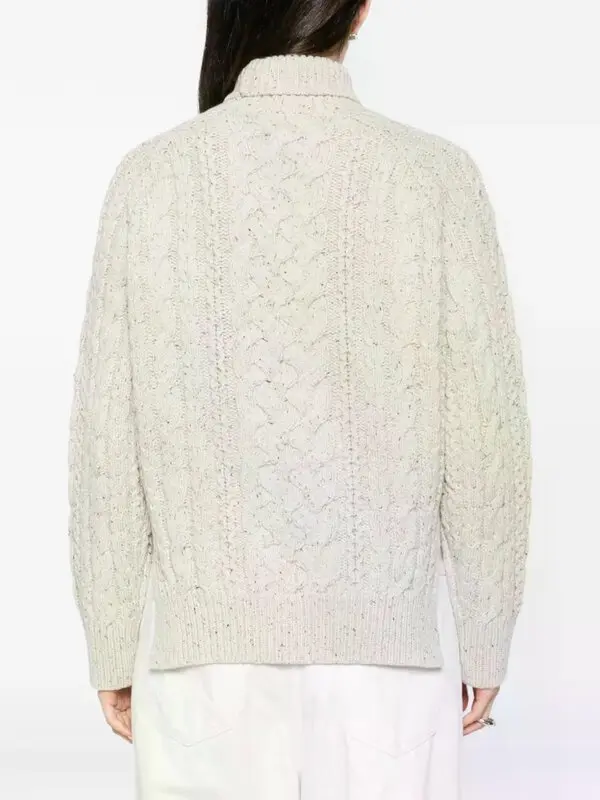 TOTEME Cable-knit Turtleneck Sweater