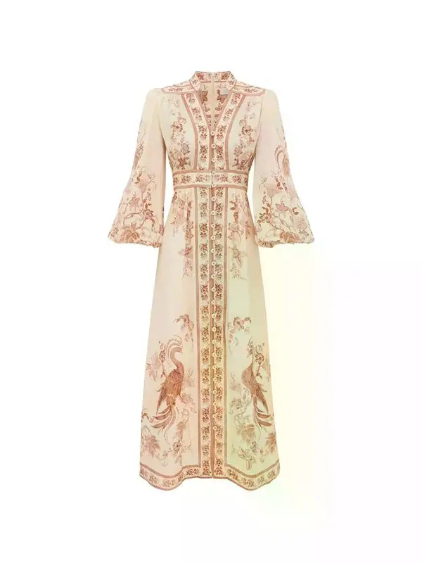 Zimmermann Indra Floral-print Midi Dress