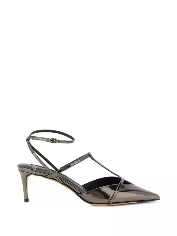 ALEXANDRE BIRMAN Serena T-strap Sandals - Grey