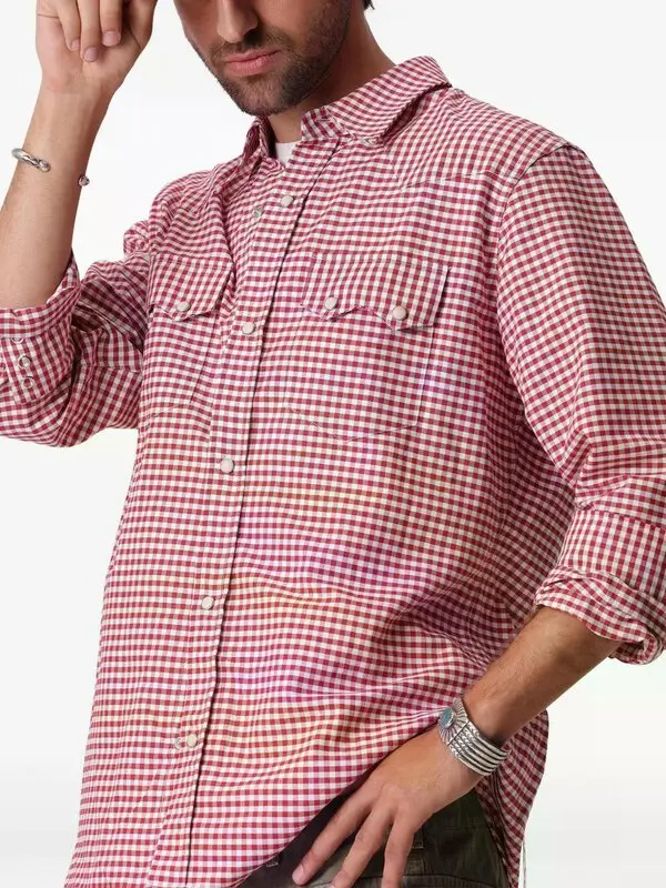 FORTELA Smith Gingham Cotton Shirt