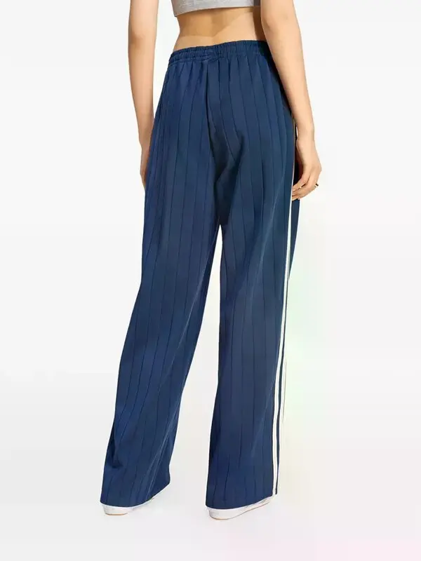 Adidas Pinstripe Firebird Track Pants - Blue